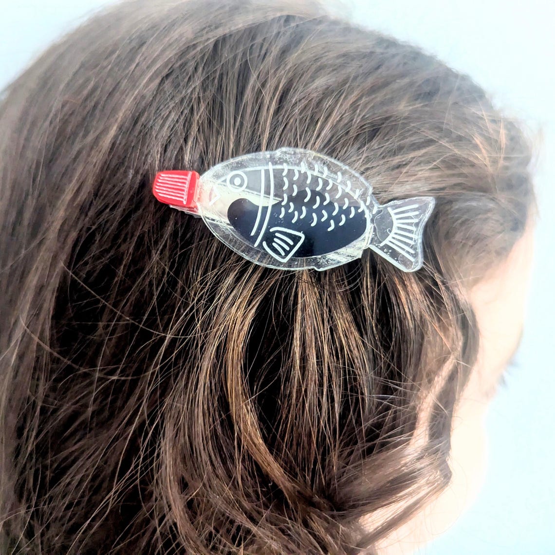 Soy Sauce Fish Container Hairclip Japanese Bento Acrylic/ Japanese Food ...