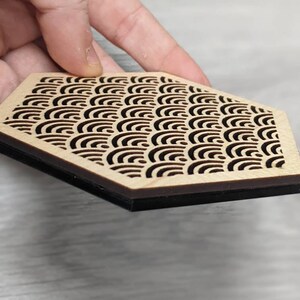 Japanese Style Coasters Set of 4 / Japanese Patterns / Japan Coasters ...