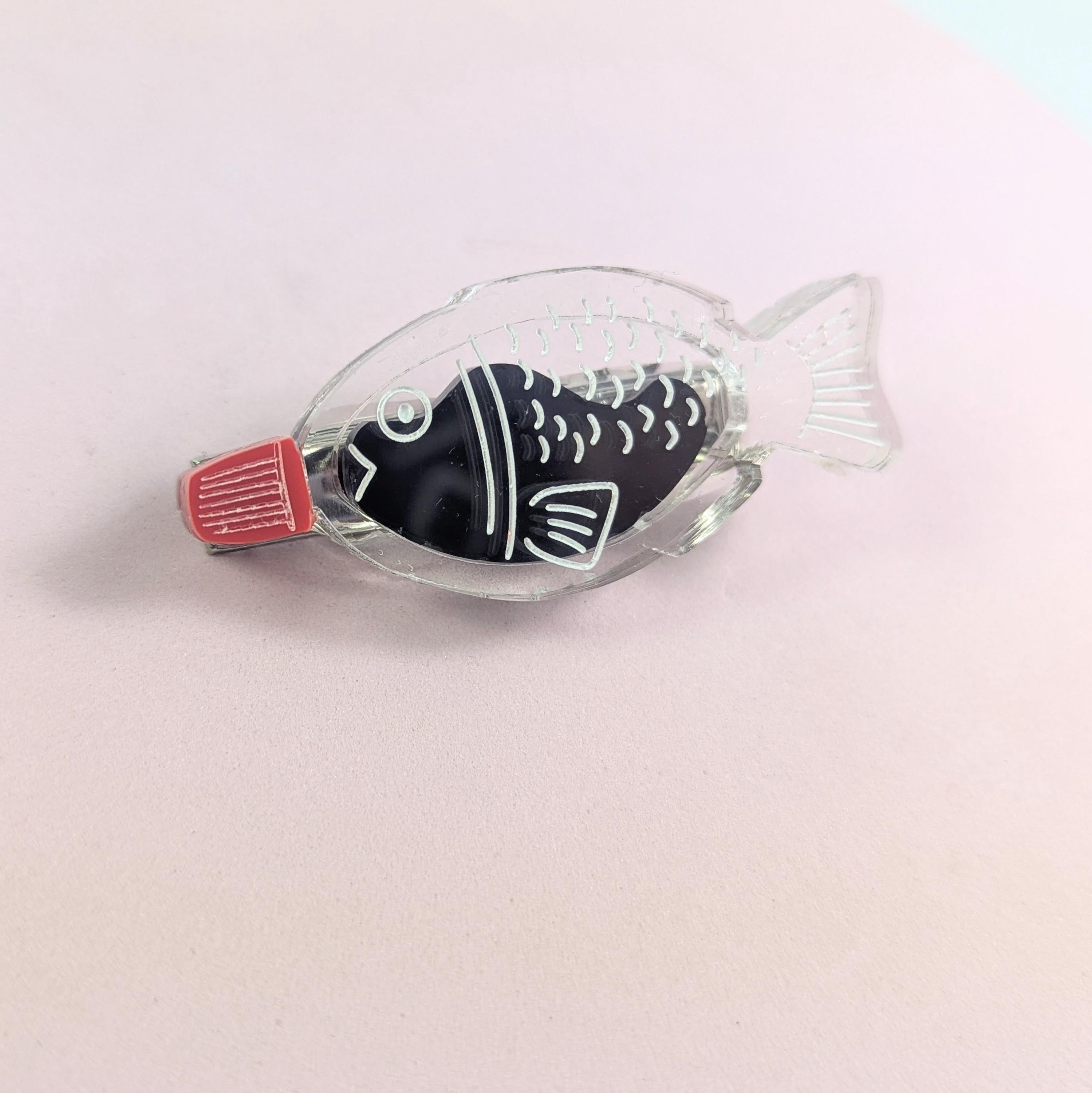 Soy Sauce Fish Container Hairclip Japanese Bento Acrylic/ Japanese Food ...
