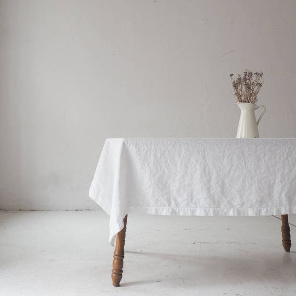 Linen Tablecloth - Etsy
