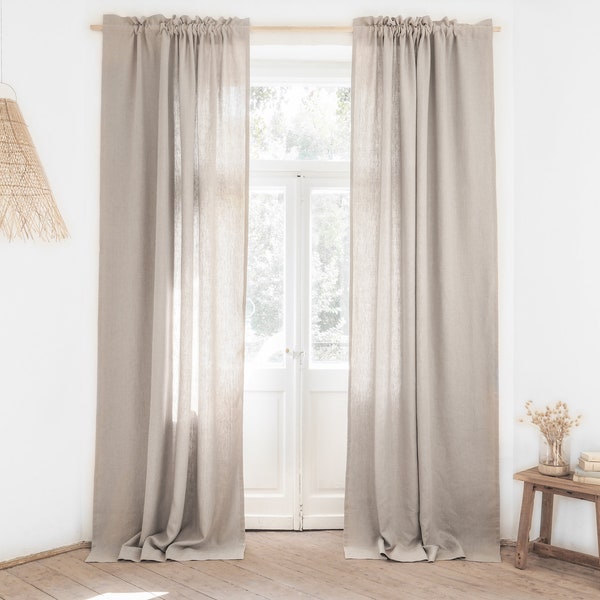 Rod Pocket Curtains With Header - Etsy