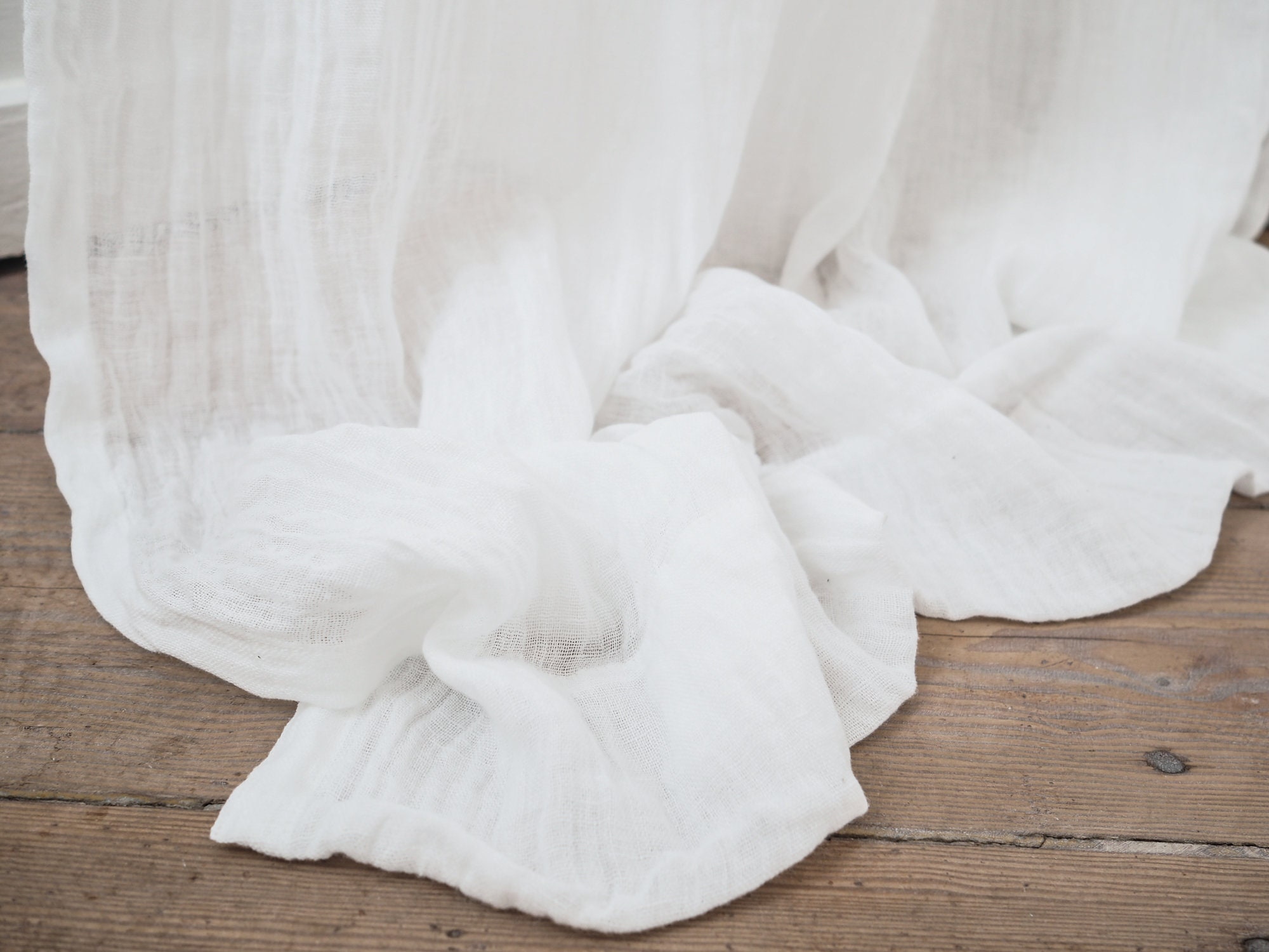 Sheer Linen Curtain. Linen Muslin Drape. Linen Muslin Curtain - Etsy Canada