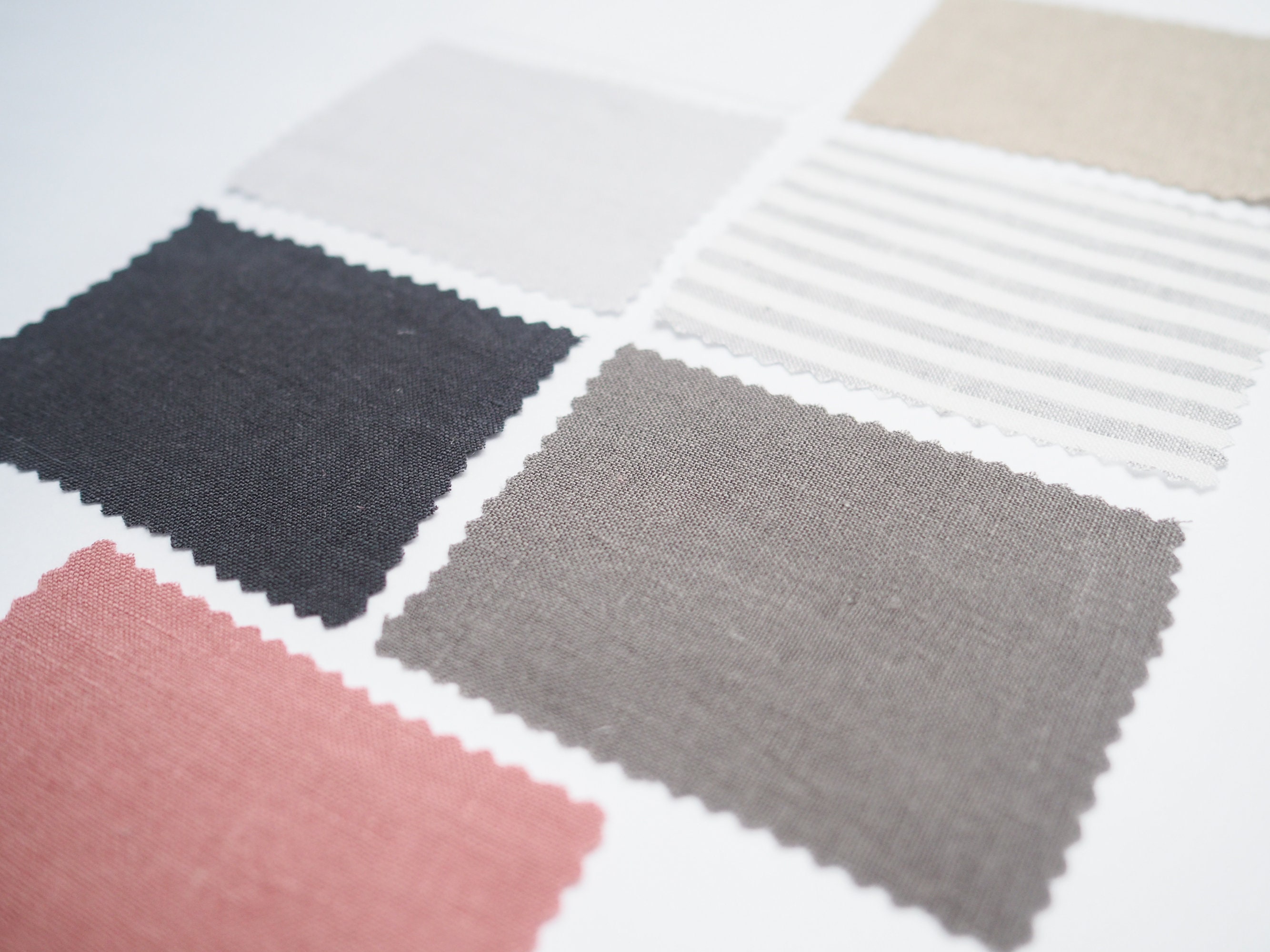 Fabric Samples. A Set of Linen Samples. Small Fabric Swatches. - Etsy