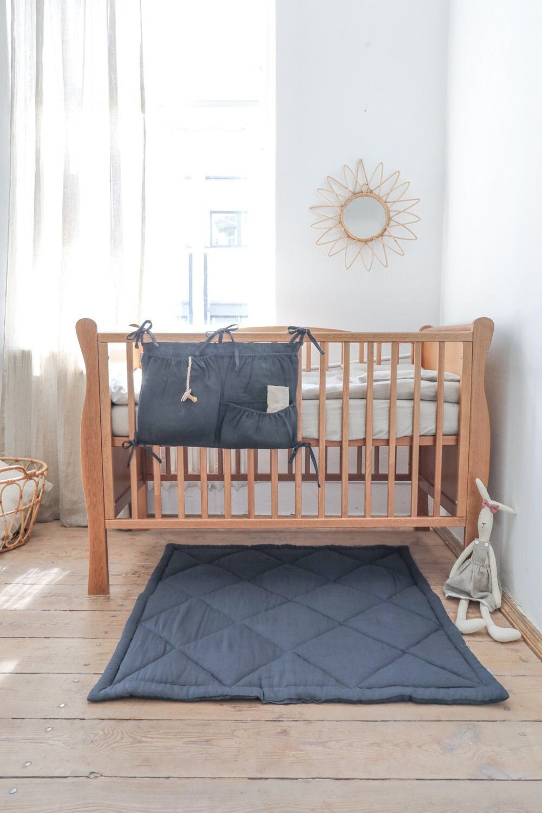 Square Linen Playmat. Soft Linen Mat for Kids. Nursery Decor. - Etsy