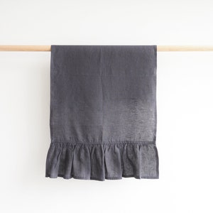 Ruffled Linen Towels. Ruffled Linen Hand Towels. Linen Tea Towels by so ...
