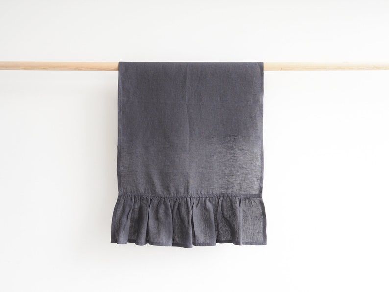 Ruffled Linen Towels. Ruffled Linen Hand Towels. Linen Tea - Etsy