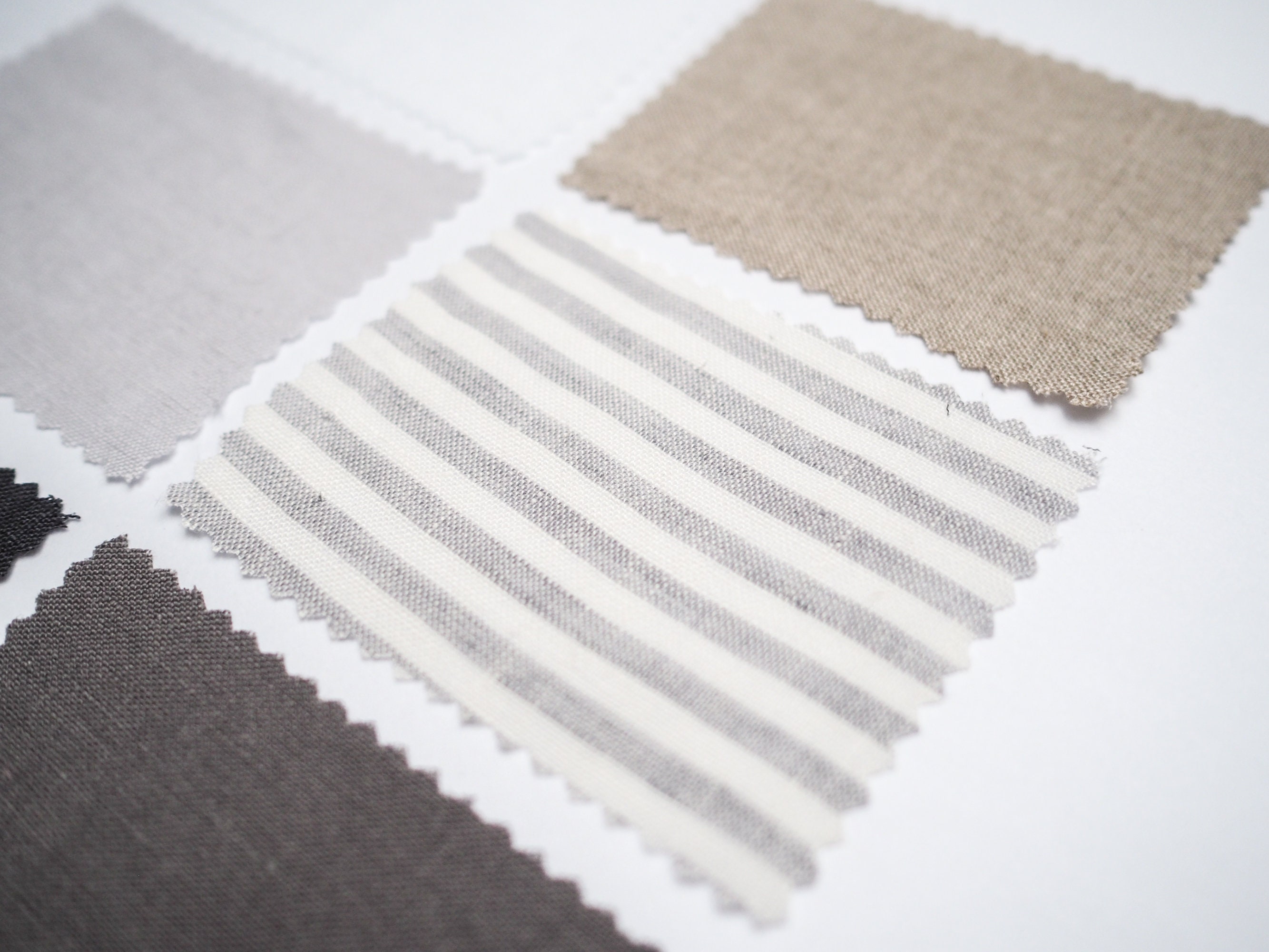 Fabric Samples. A Set of Linen Samples. Small Fabric Swatches. - Etsy