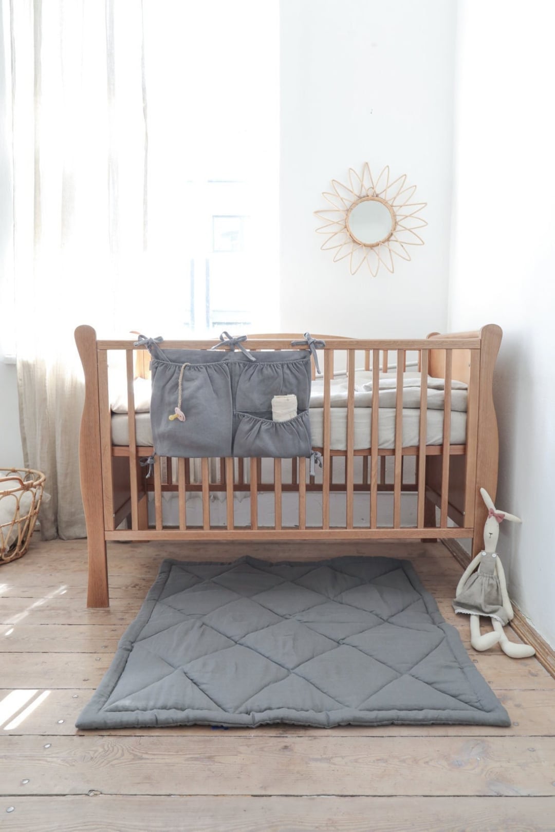 Square Linen Playmat. Soft Linen Mat for Kids. Boy's Nursery Decor. - Etsy