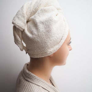Linen Terry Turban. Bath Linen Turban. Spa Linen Turban. Terry Towels ...