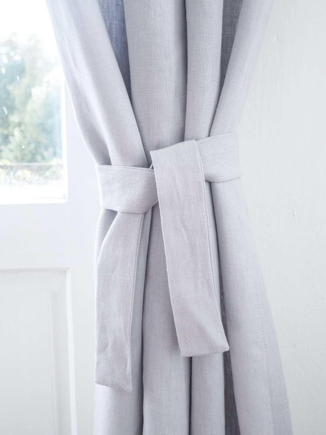 Linen Curtain Belt Made From Heavy Linen (280 G/m2)/ Curtain Belt in ...
