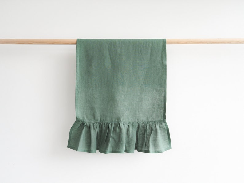 Ruffled Linen Towels. Ruffled Linen Hand Towels. Linen Tea - Etsy