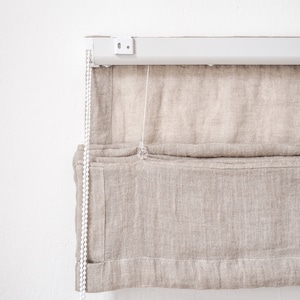 Sheer Linen Roman Blind | MUSLIN LINEN Roman Shades | Window Shades - Etsy