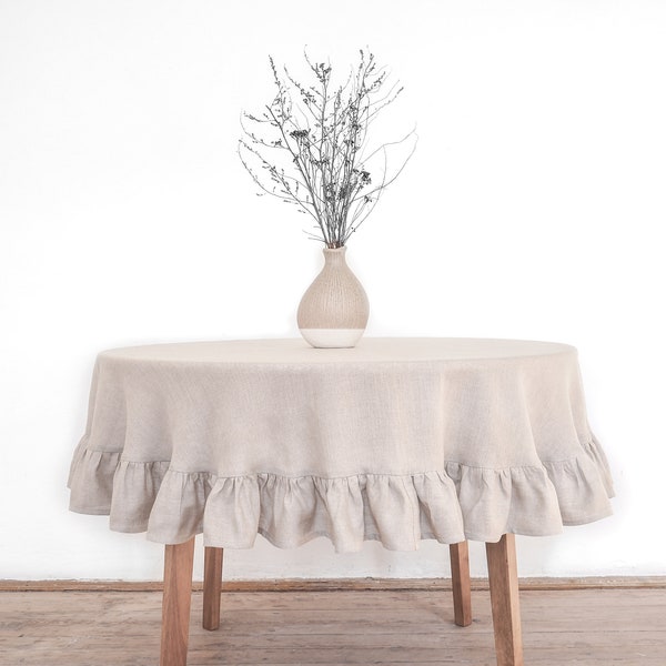 Ruffled Tablecloth - Etsy