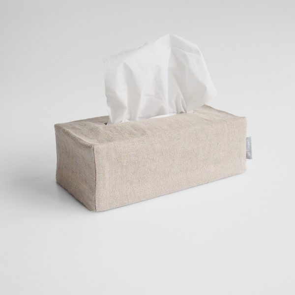 Linen Tissue Box Cover - Etsy