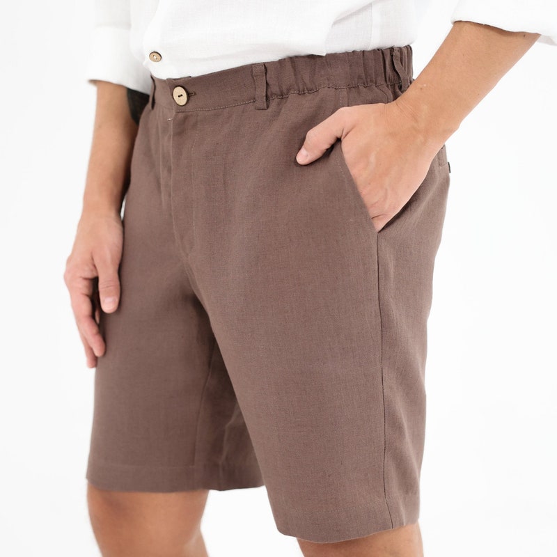 Linen Shorts - Etsy