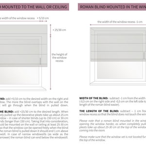 Linen Roman Blind Medium Linen Custom Roman Shades in Natural Linen - Etsy