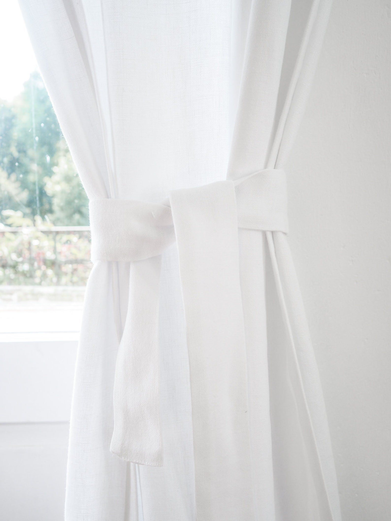 Linen Curtain Belt Made From HEAVY LINEN 285 G/m2/ Charcoal - Etsy