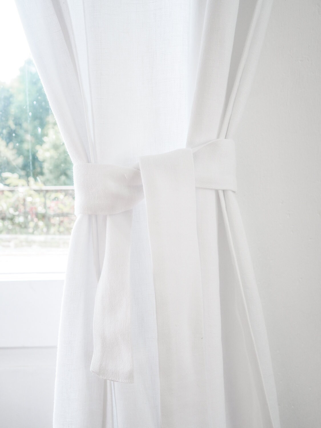 Linen Curtain Belt Made From HEAVY LINEN 285 G/m2/ Curtain | Etsy