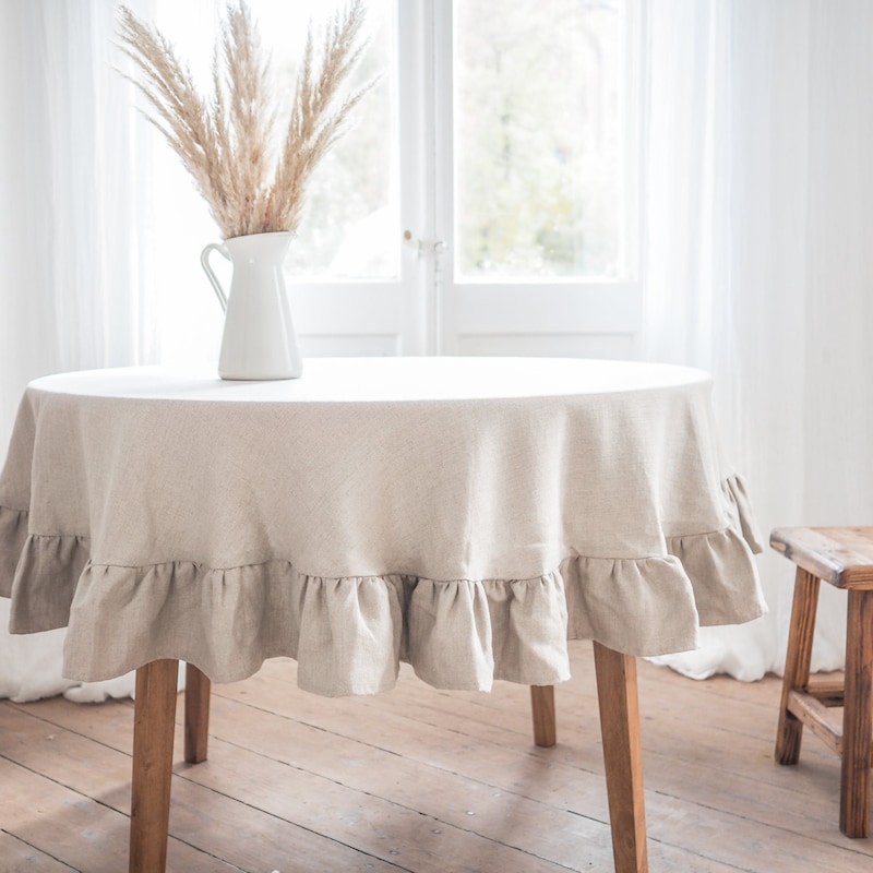 Round Table Cloth - Etsy