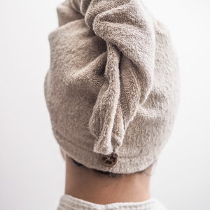 Linen Terry Turban. Bath Linen Turban. Spa Linen Turban. Terry Towels ...