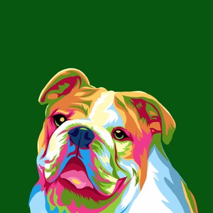 Pet Portrait Pop Art Personalized Pet Portrait ALL Pets Are Welcome Pop ...