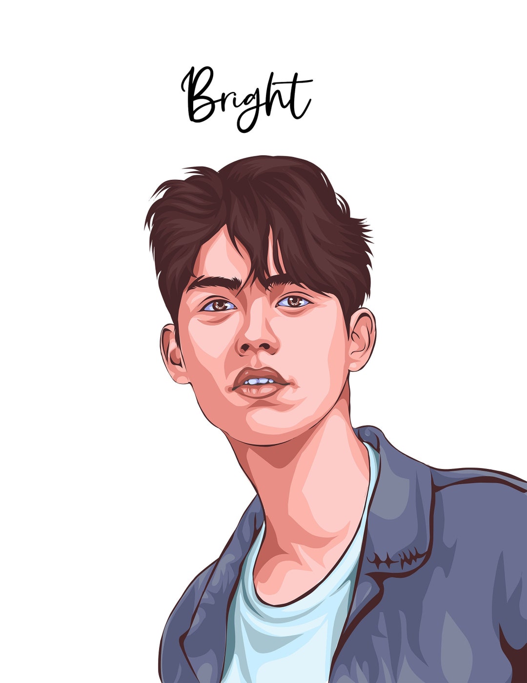 Personalized Vector Cartoon Portrait – Custom Digital Illustration ...