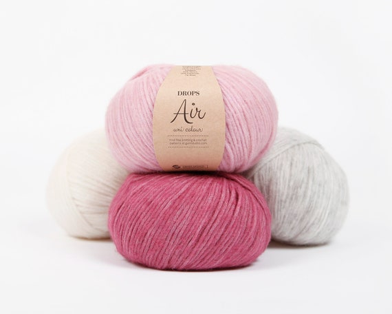 Super Soft Baby Alpaca Yarn Garnstudio DROPS Design Air 65% | Etsy UK
