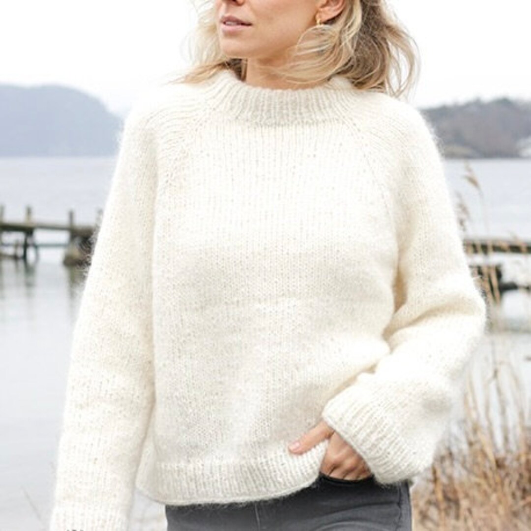 Fluffy Sweater KNITTING KIT Sweet November - Everything You Need to ...