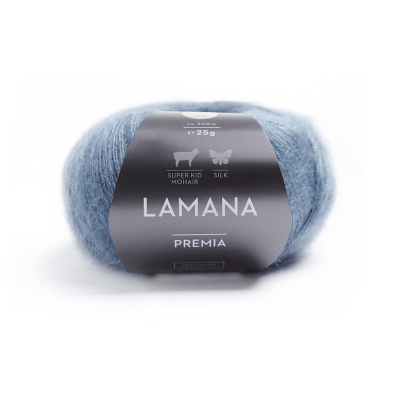 LAMANA Premia Super Kid Mohair Silk Fluffy Yarn - Mulesing-free PREMIA ...