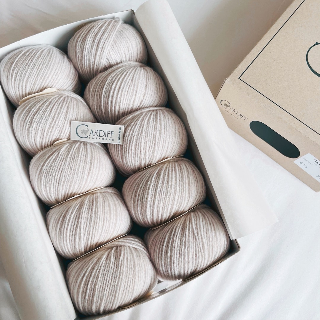 2024 NEW Shades Cardiff Cashmere DK Yarn GIFT Box Classic 100% Made in ...