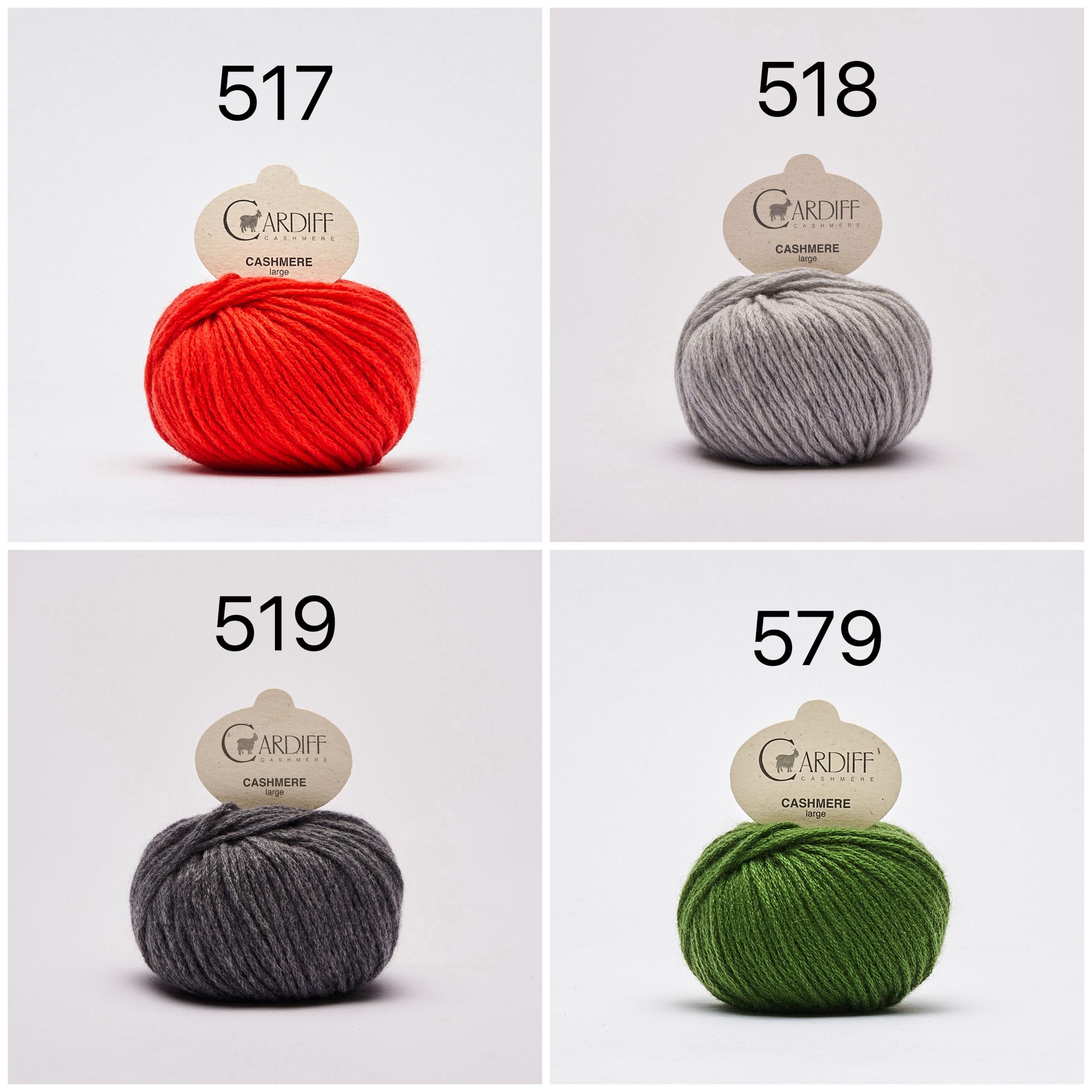 Italian Pure Cashmere Worsted Aran Yarn: Cardiff Cashmere Large - Etsy