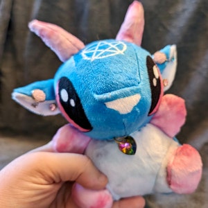 Trans Pride Bebe Baphomet, Goat Plush Furrmiliars - Etsy