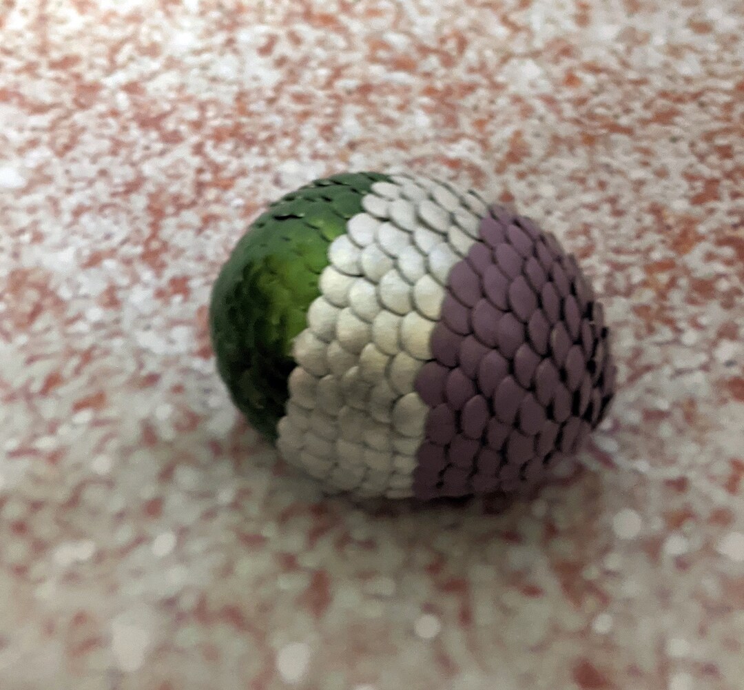 Genderqueer Dragon Egg Pride Flag Series - Etsy