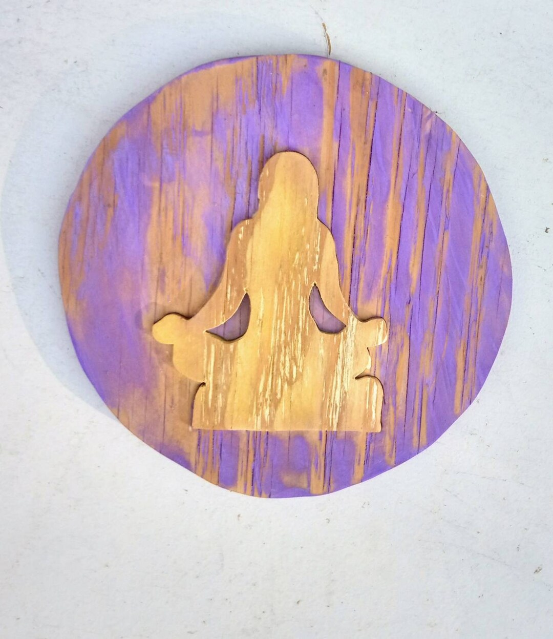 Wooden Yoga Sign, Lotus Position, Yoga Studio Sign, Meditative Sign ...