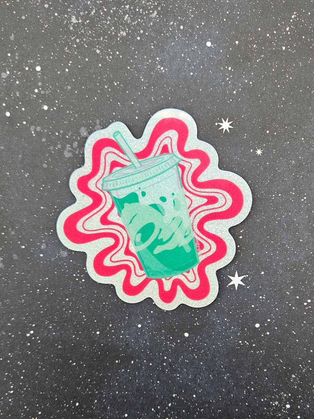 Baja Blast Glitter Vinyl Sticker - Etsy
