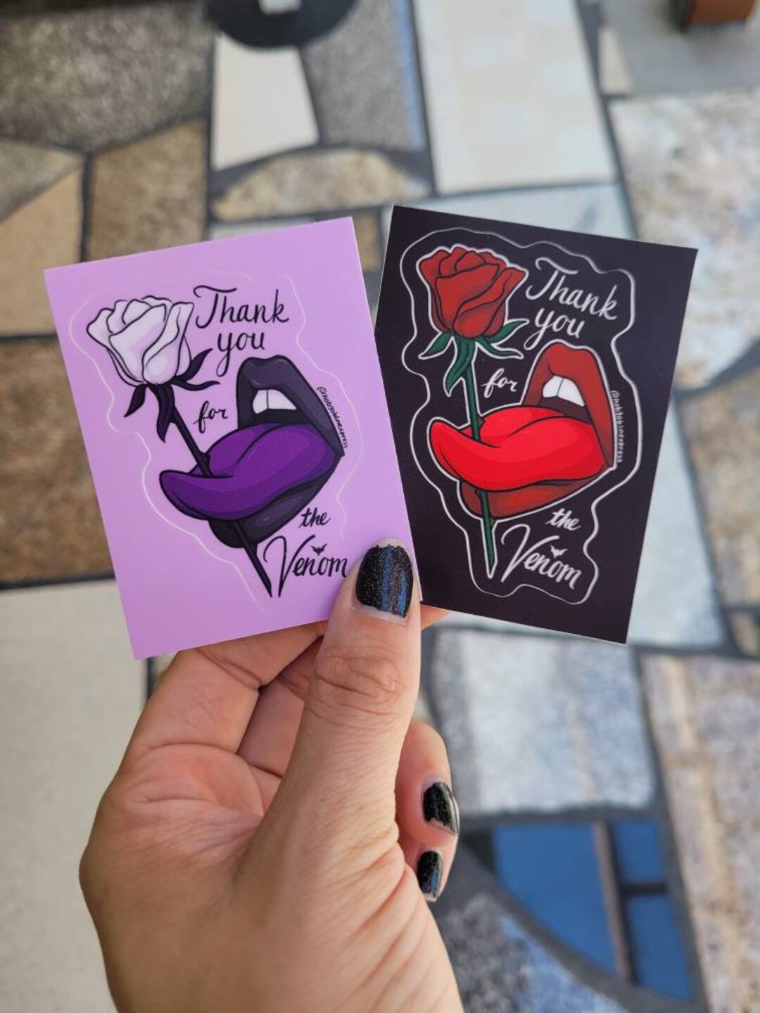 Thank You for the Venom MCR Inspired Vinyl Sticker - Etsy