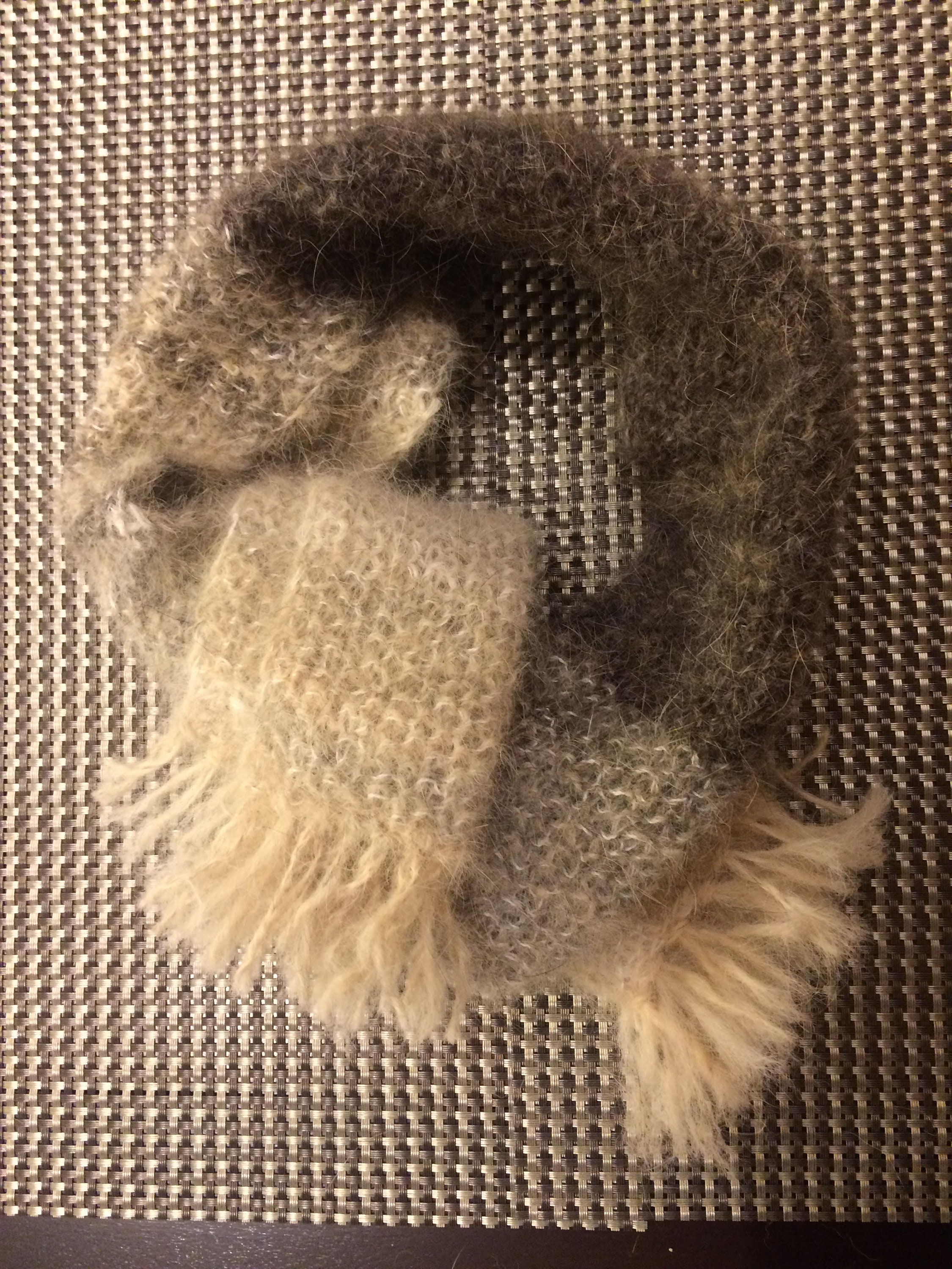 Cat fur scarf store