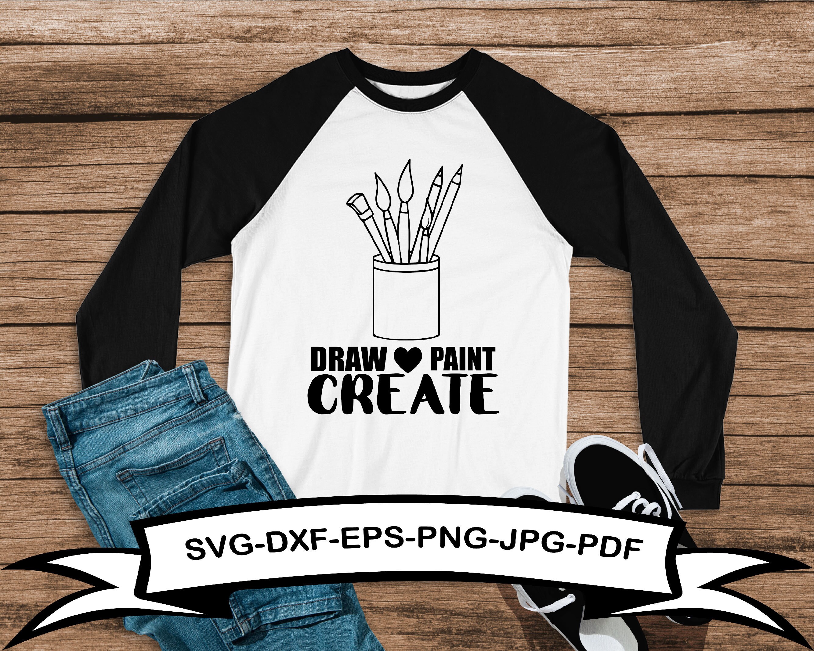 Draw Paint Create SVG Cut Filepersonal and Commercial Useinstant ...