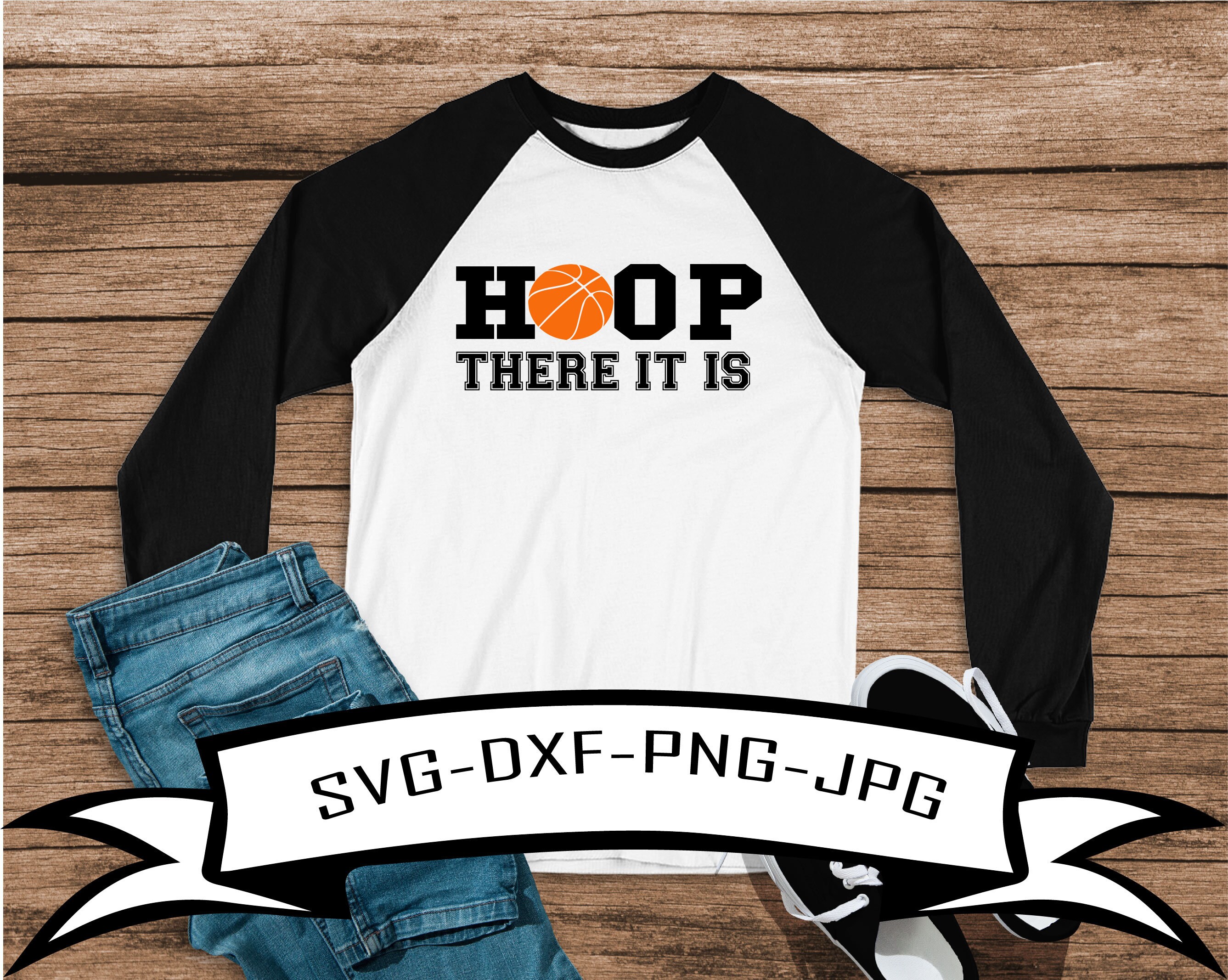 Hoop There It is Basketball SVG Cut Filepersonal and Commercial ...
