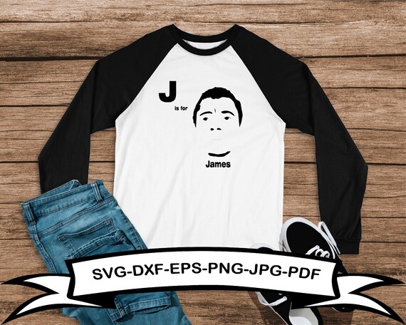 J is for James SVG Cut Filepersonal and Commercial | Etsy