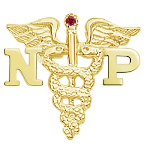 Gold Nurse Practitioner NP Nursing Pin - Etsy