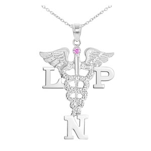 LPN Nurse Silver Necklace Jewelry & Gift - Etsy