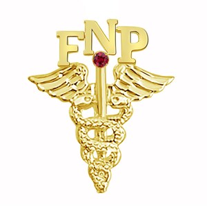 FNP Graduation Nursing Pin | 14K Gold Yellow - Etsy