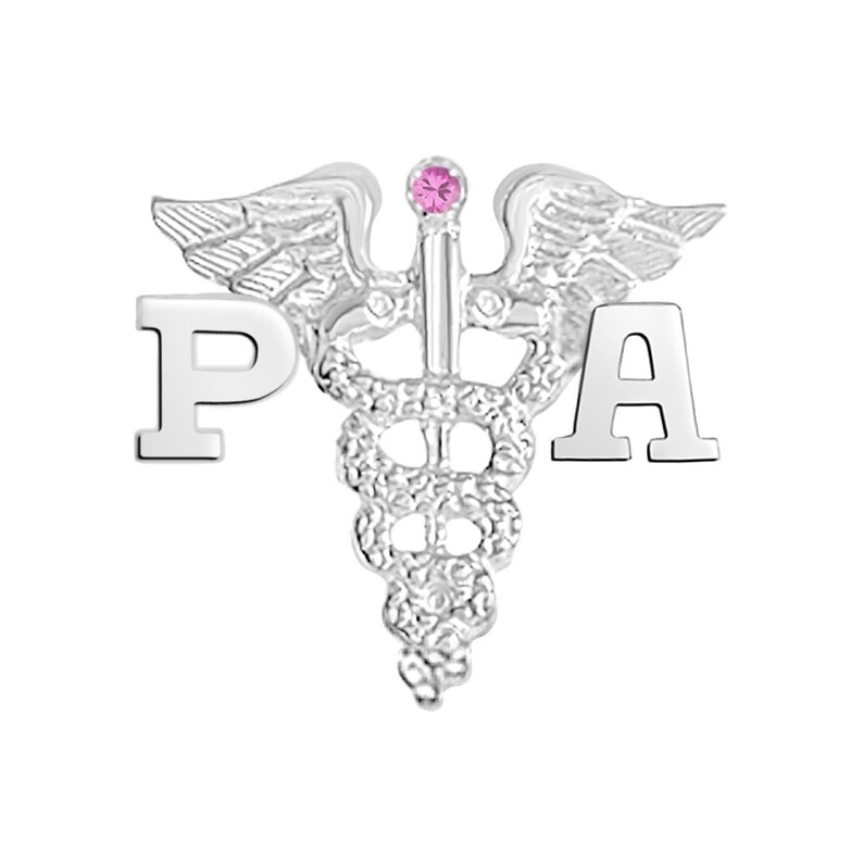 Physician Assistant PA Pin in Silver | Etsy