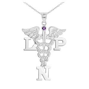 LPN Nurse Silver Necklace Jewelry & Gift - Etsy