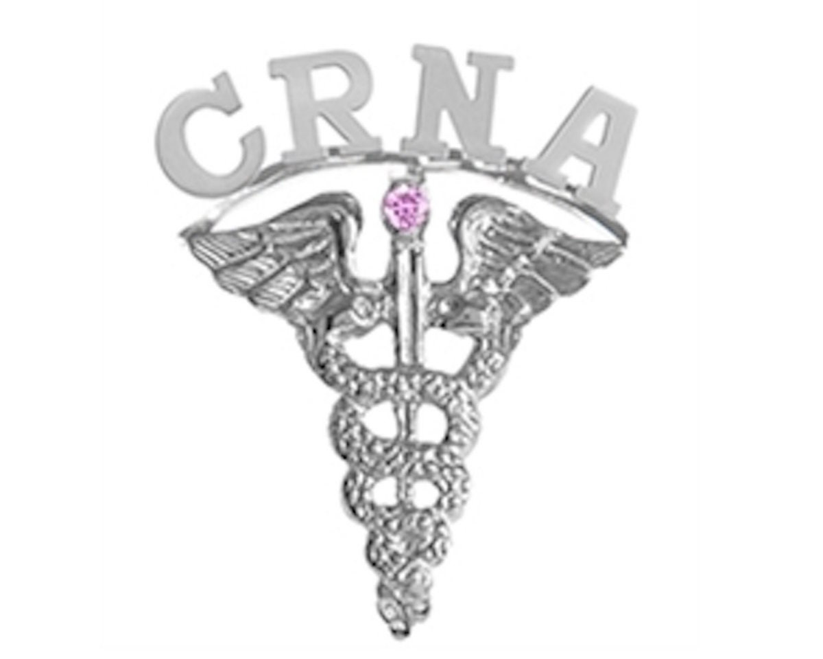CRNA Nursing Pin for Graduation Silver | Etsy