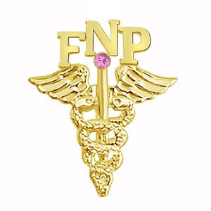 FNP Graduation Nursing Pin | 14K Gold Yellow - Etsy