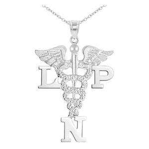 LPN Nurse Silver Necklace Jewelry & Gift - Etsy