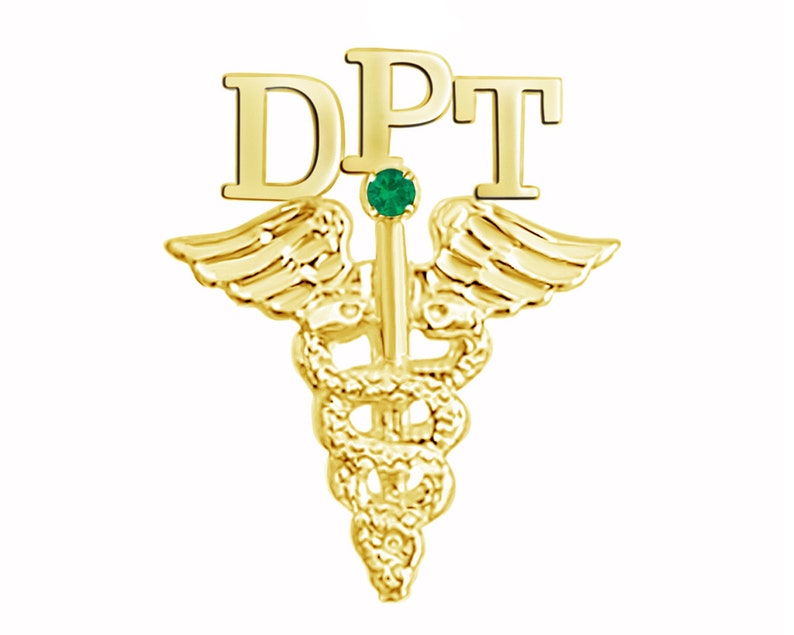 Gold Doctor of Physical Therapy DPT Pin - Etsy