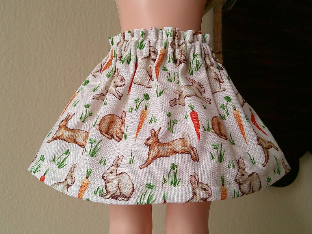 New List - Bunny Skirt Wellie Wishers Doll Clothes Easter Spring - Etsy